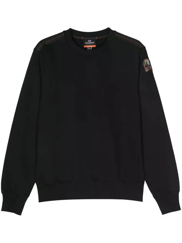 PARAJUMPERS Logo Patch Sweatshirt - Black