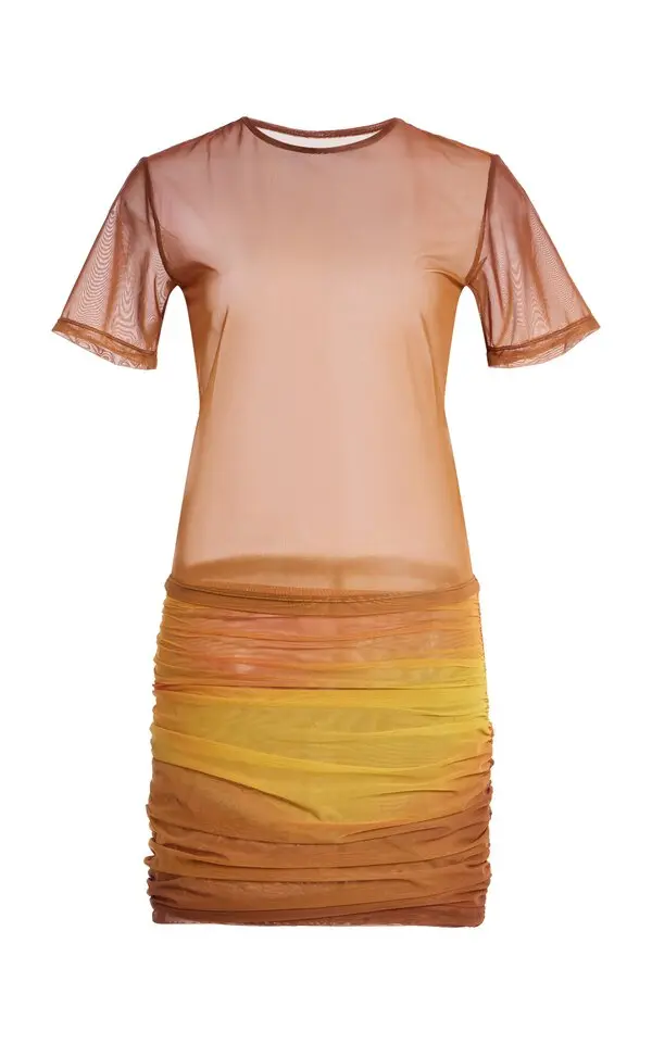 Ay Que Calor Dafne' Mesh Mini Skirt Set - Multi