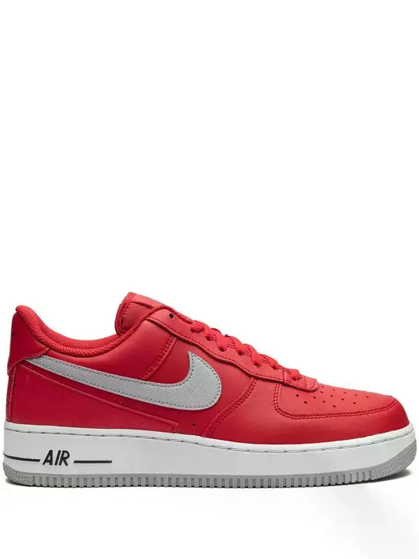 Nike Force 1 Low Technical Stitch Sneakers - Red