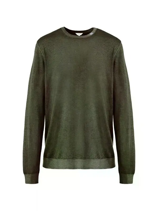 Malo Crew Neck Long Sleeve Sweater - Green