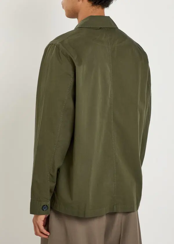 Oliver Spencer Worker Patch Pocket Cotton Shirt