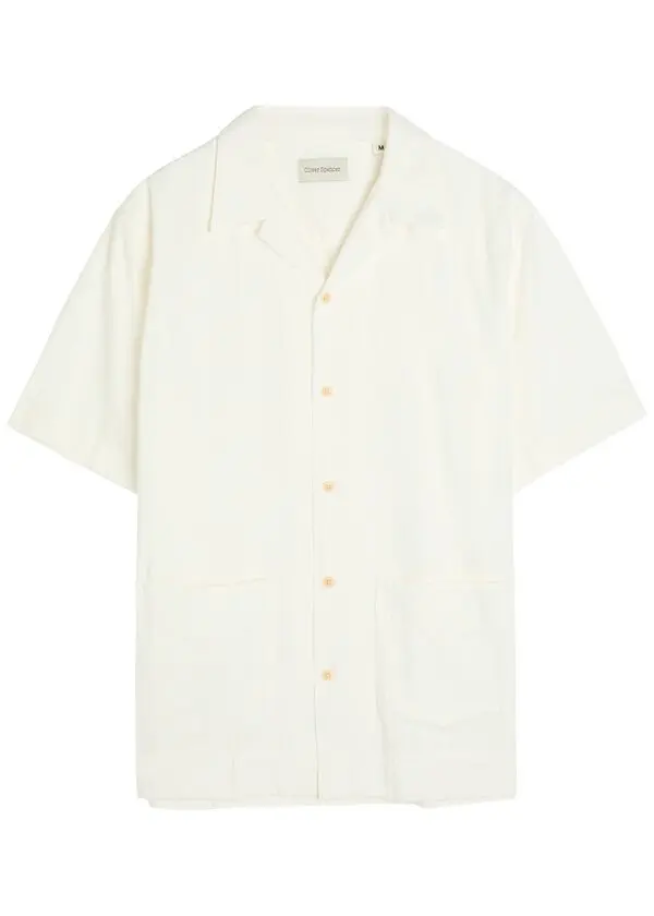 Oliver Spencer Embroidered Cotton Shirt