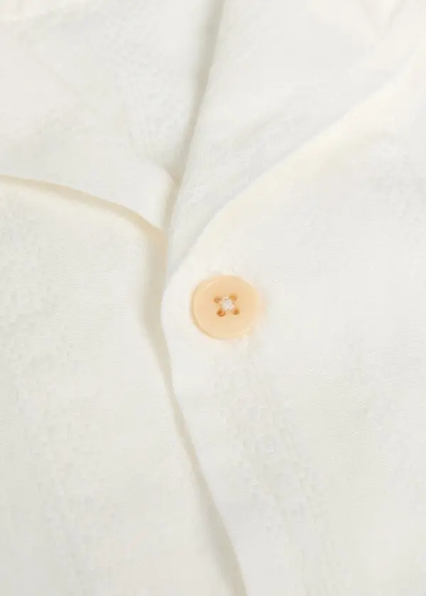 Oliver Spencer Embroidered Cotton Shirt