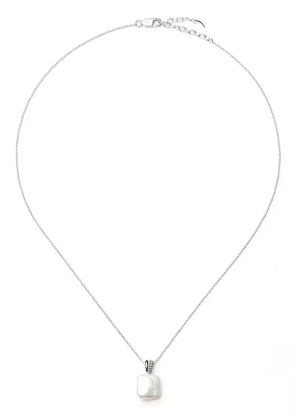 MISSOMA Plated Pearl Pendant Necklace - Silver