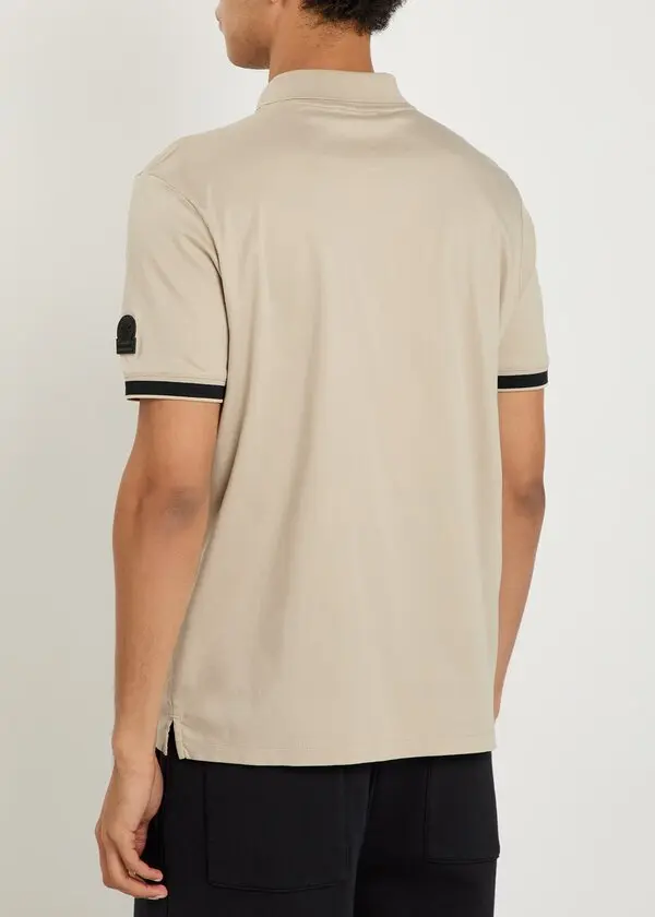 SANDBANKS Logo Jersey Polo Shirt