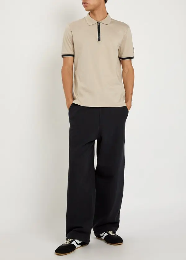 SANDBANKS Logo Jersey Polo Shirt