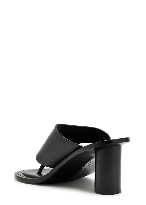 A.emery Hardie 70 Thong Mules - Black
