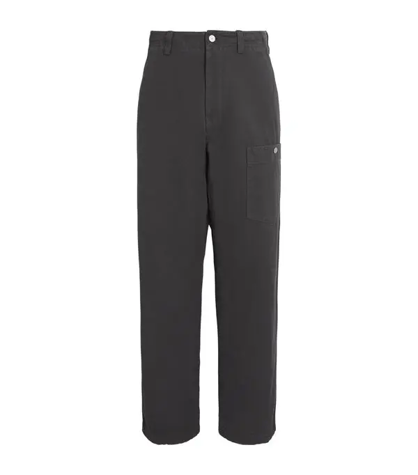 Stone Island Slub Cotton Cargo Trousers