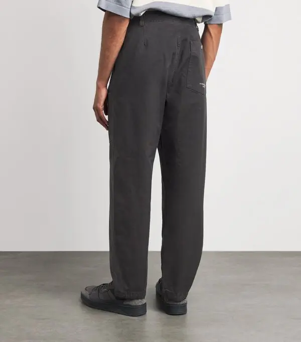 Stone Island Slub Cotton Cargo Trousers