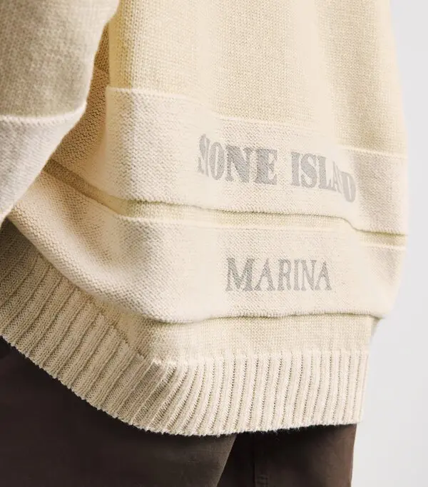 Stone Island Organic Cotton-linen Marina Sweater