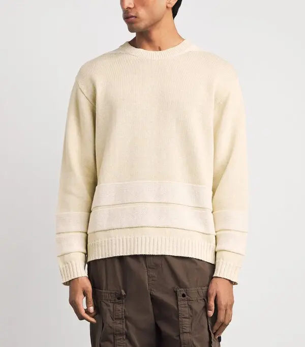 Stone Island Organic Cotton-linen Marina Sweater
