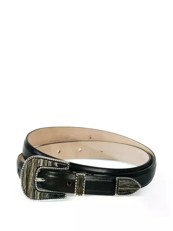 DEHANCHE Travertine Belt - Black