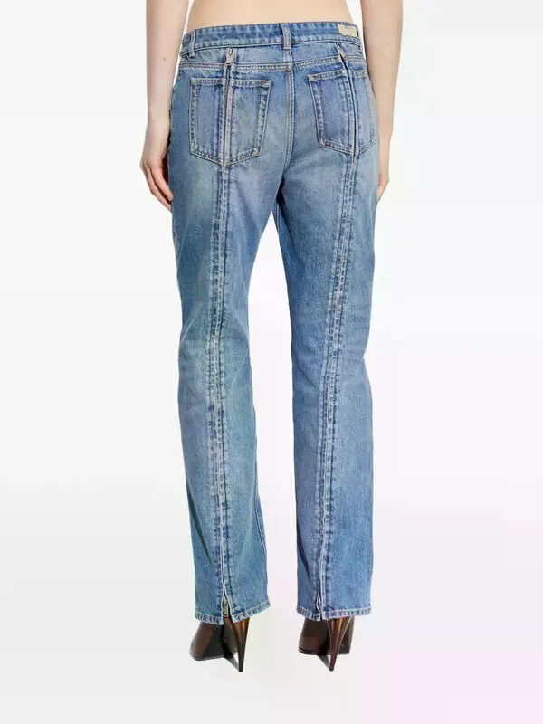 Alexander McQueen Zip Detail Jeans