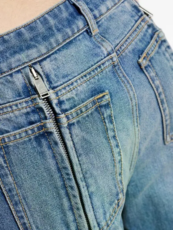 Alexander McQueen Zip Detail Jeans