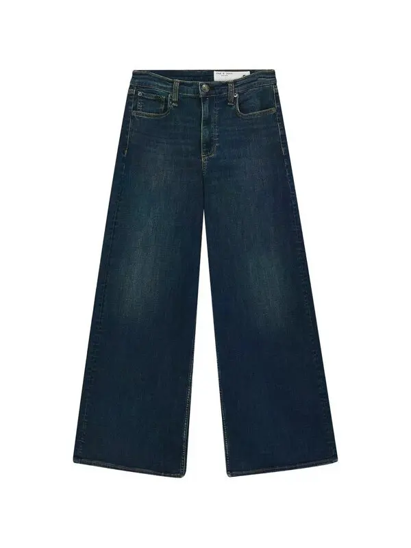 Rag & Bone Wide-leg Jeans - Blue