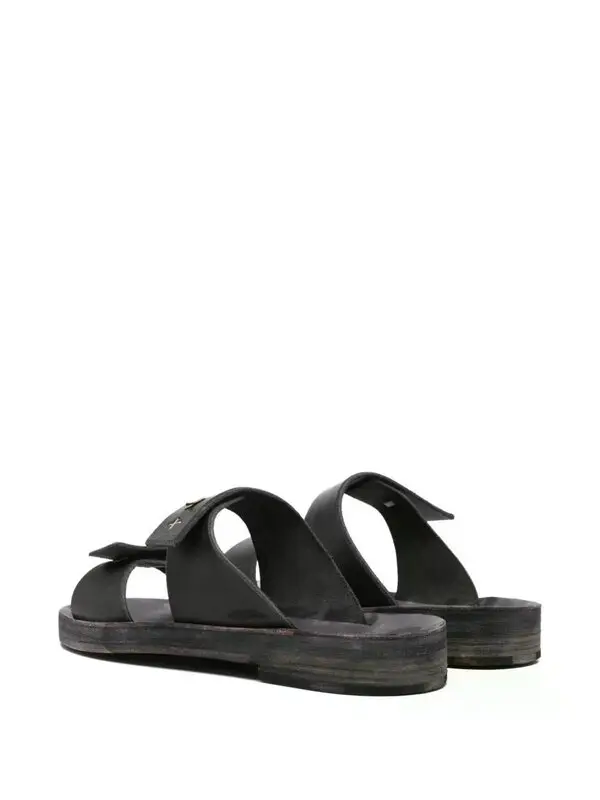 MA+ Double-strap Leather Sandals