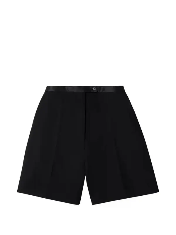 Khaite Micha Pressed-crease Shorts - Black