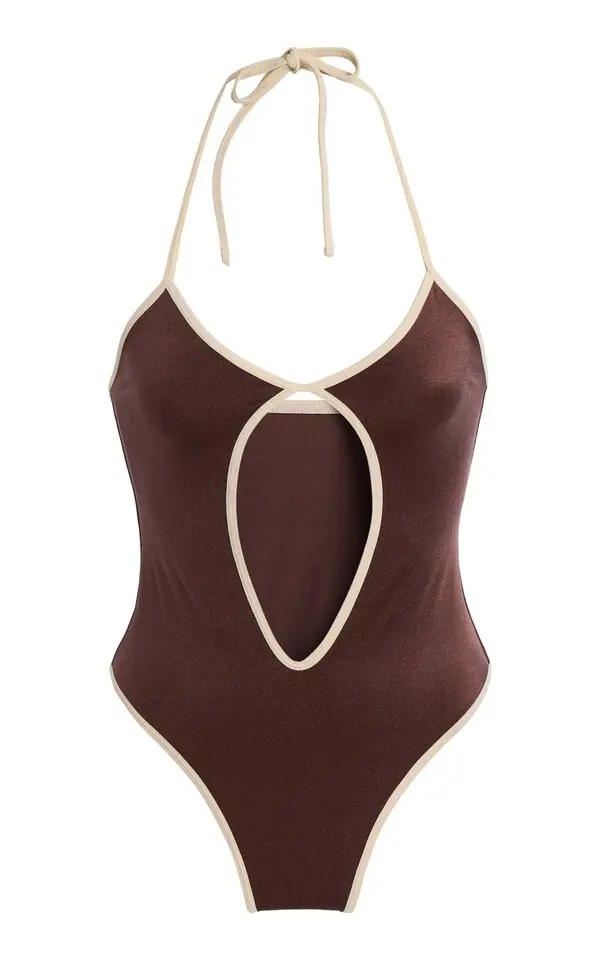 Ay Que Calor Exclusive La Isla Camila One-piece Swimsuit - Brown