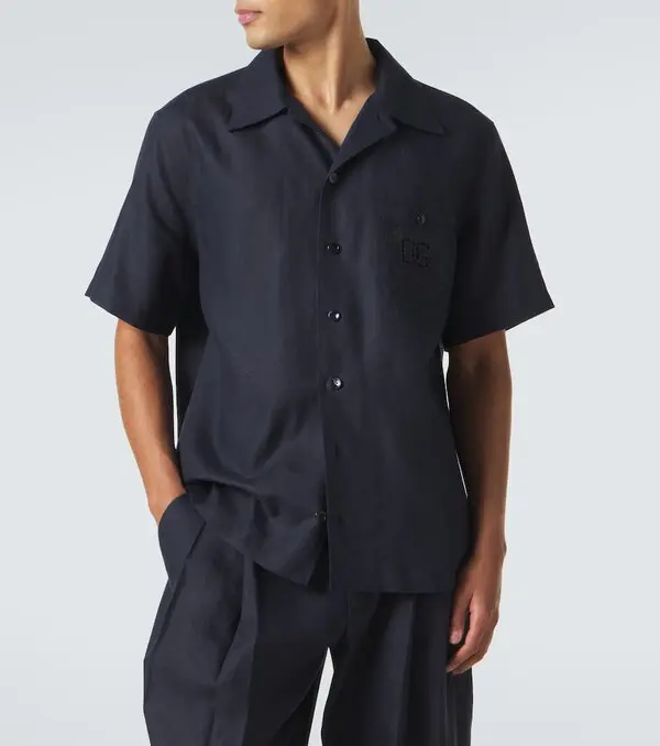 Dolce & Gabbana Linen Shirt - Blue