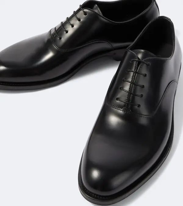 Canali Leather Oxford Shoes