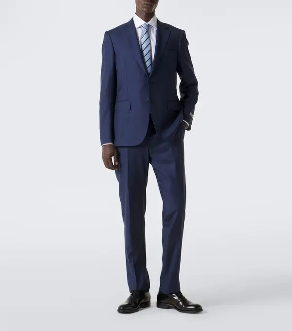 Canali Leather Oxford Shoes
