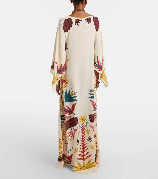 Etro Printed Maxi Dress - White