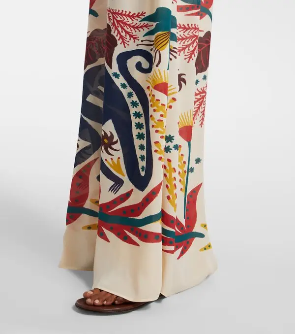 Etro Printed Maxi Dress - White