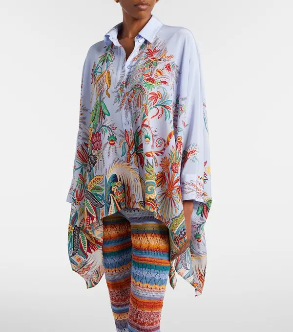 Etro Floral Silk Shirt