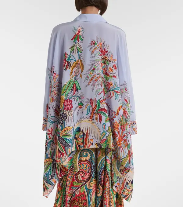 Etro Floral Silk Shirt