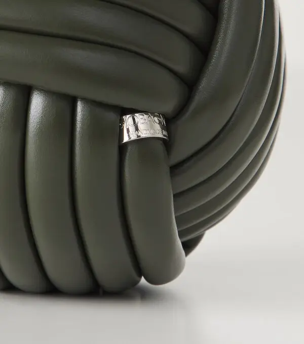GIOBAGNARA Nodo Leather Doorstop - Green