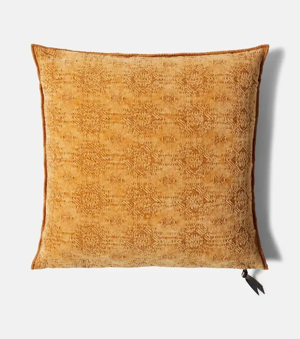 Maison De Vacances Cotton-blend Cushion - Orange
