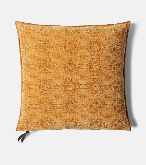 Maison De Vacances Cotton-blend Cushion - Orange