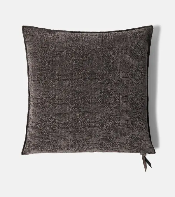 Maison De Vacances Cotton-blend Cushion - Brown