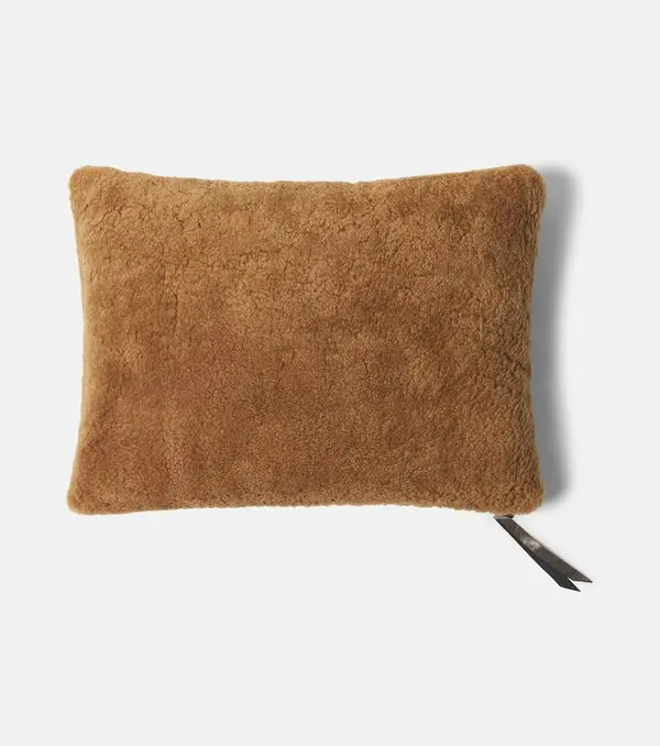 Maison De Vacances Shearling Cushion - Brown