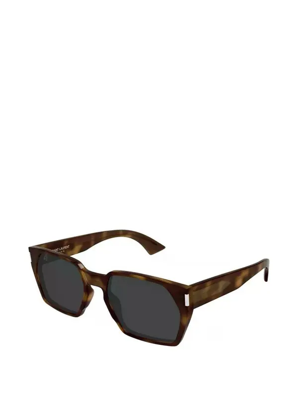 Saint Laurent Geometric Frame Sunglasses