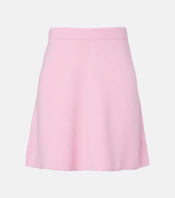 Jardin Des Orangers Wool And Cashmere Miniskirt - Pink