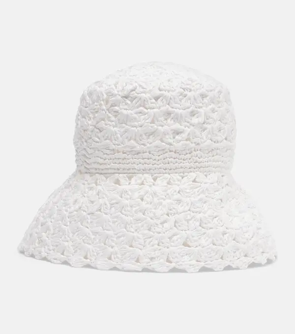 AQUAZZURA Crochet Bucket Hat
