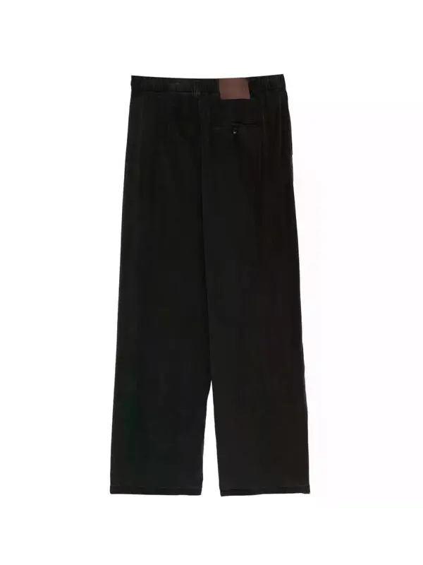 CROQUIS Logo-patch Trousers