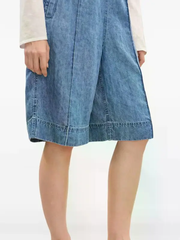 LESS Panelled Linen Shorts