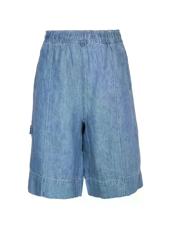 LESS Panelled Linen Shorts