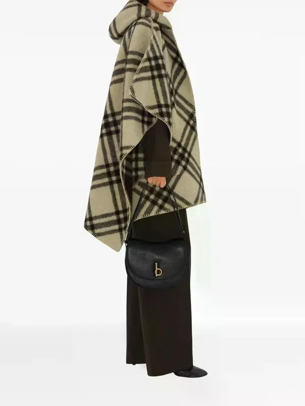 Burberry Reversible Checkered Cape