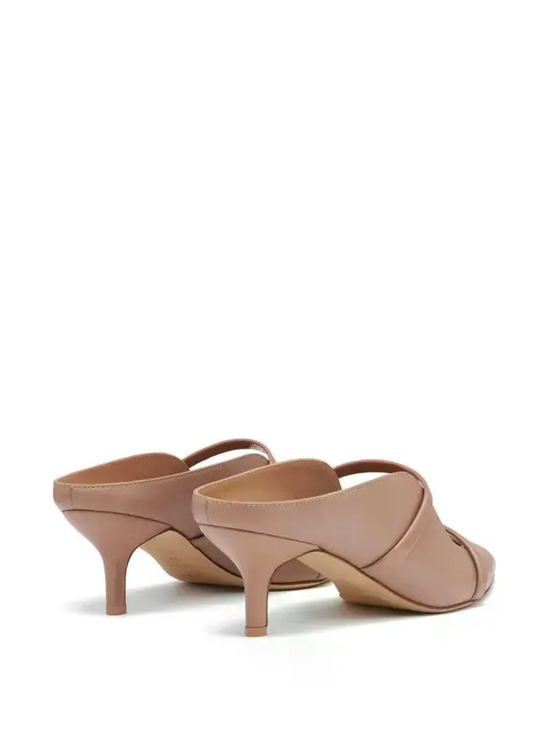 MALONE SOULIERS Maureen Double Strap Mules - Neutrals