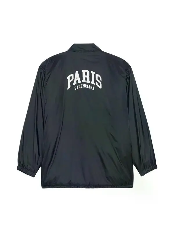 Balenciaga Logo Print Shirt Jacket