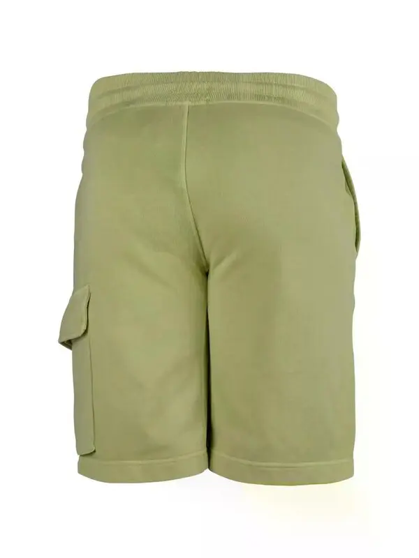 C.P. COMPANY Cargo Shorts With Lens Detail - Green