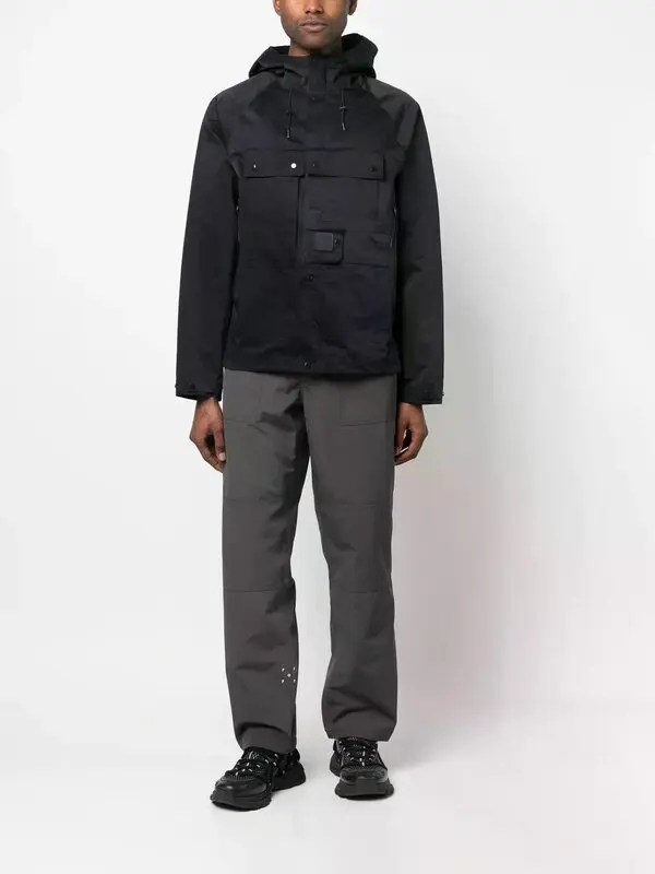 C.P. COMPANY Logo-patch Zip-up Hooded Jacket