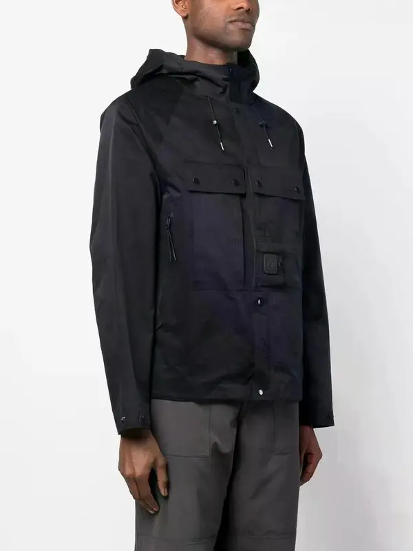 C.P. COMPANY Logo-patch Zip-up Hooded Jacket