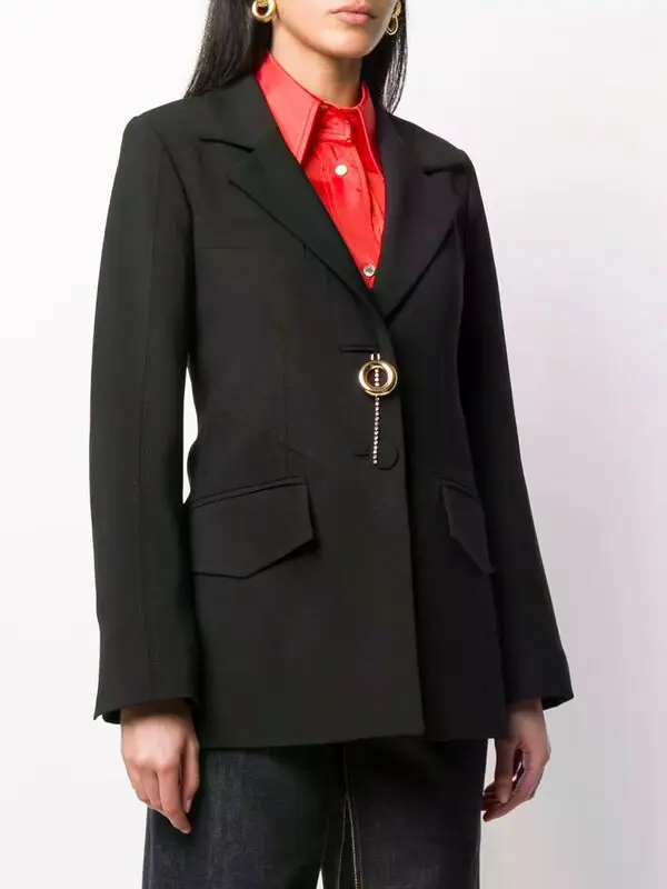 ELLERY Brooch Detail Blazer