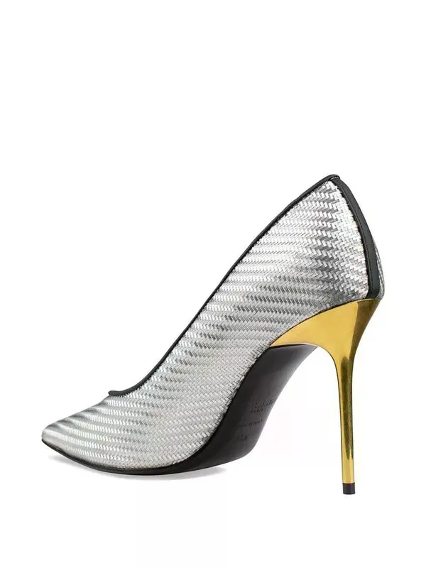 Balmain Metallic Effect Ruby Pumps