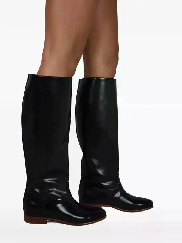 Gabriela Hearst Patent Leather Knee-high Boots