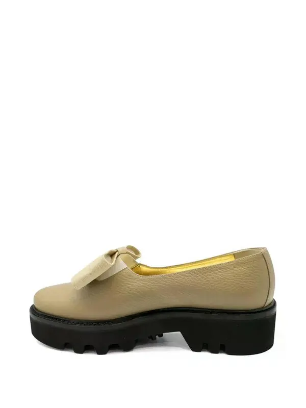Walter Steiger Bow Leather Loafers